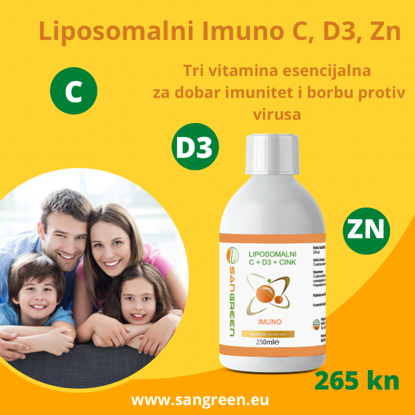 Liposomalni Imuno C,D3,Cink | Liječenje biljem